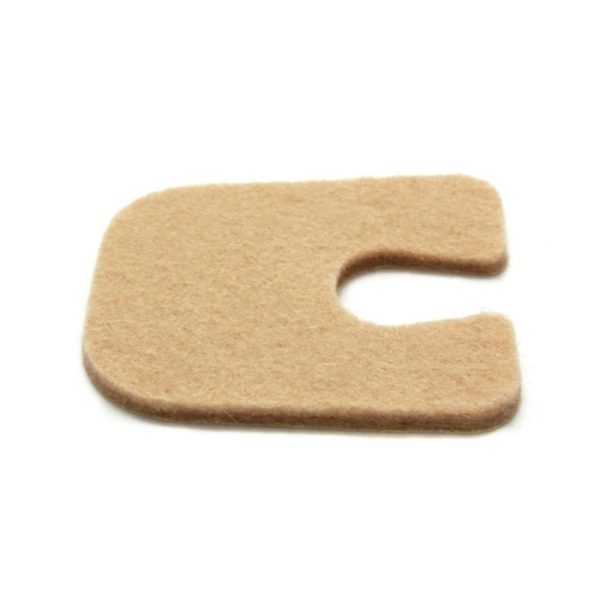 U Shaped Foot Pad Felt 1/8 inch - 100 package - Dr Nail Nipper